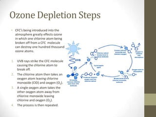 Ozone Depletion & The Ozone Hole | PPTX