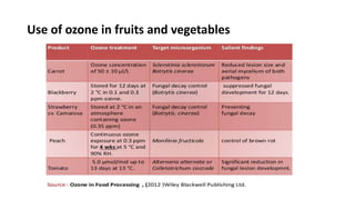 Ozone processing of food | PPT