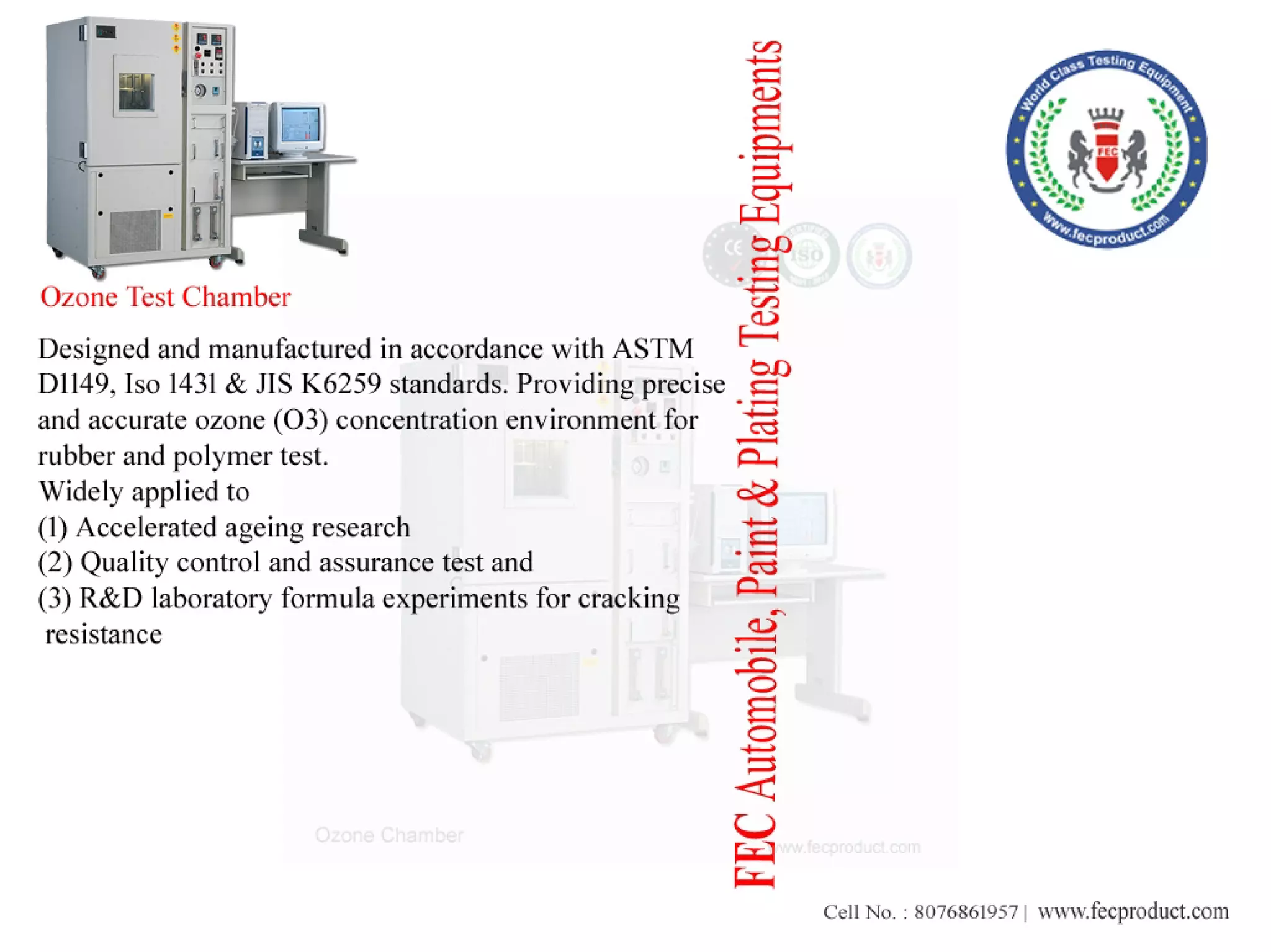 Ozone test chamber copy | PDF