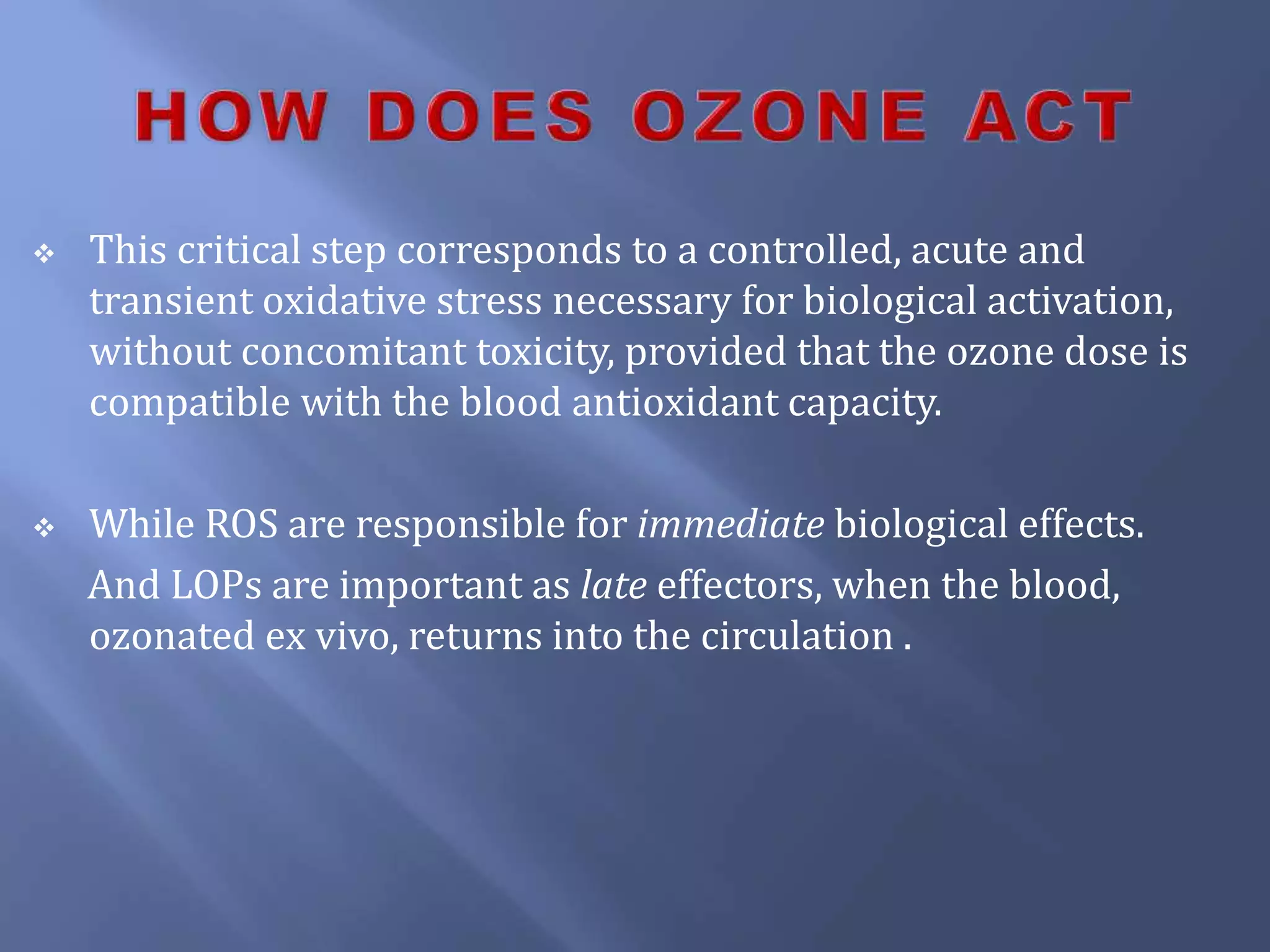 Ozone therapy an alternative medicine | PPTX