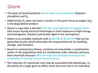 Ozone toxicity to sitophilus zeamais (coleoptera) | PPTX