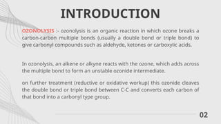 Ozonolysis (Advanced Organic Chemistry). | PPTX
