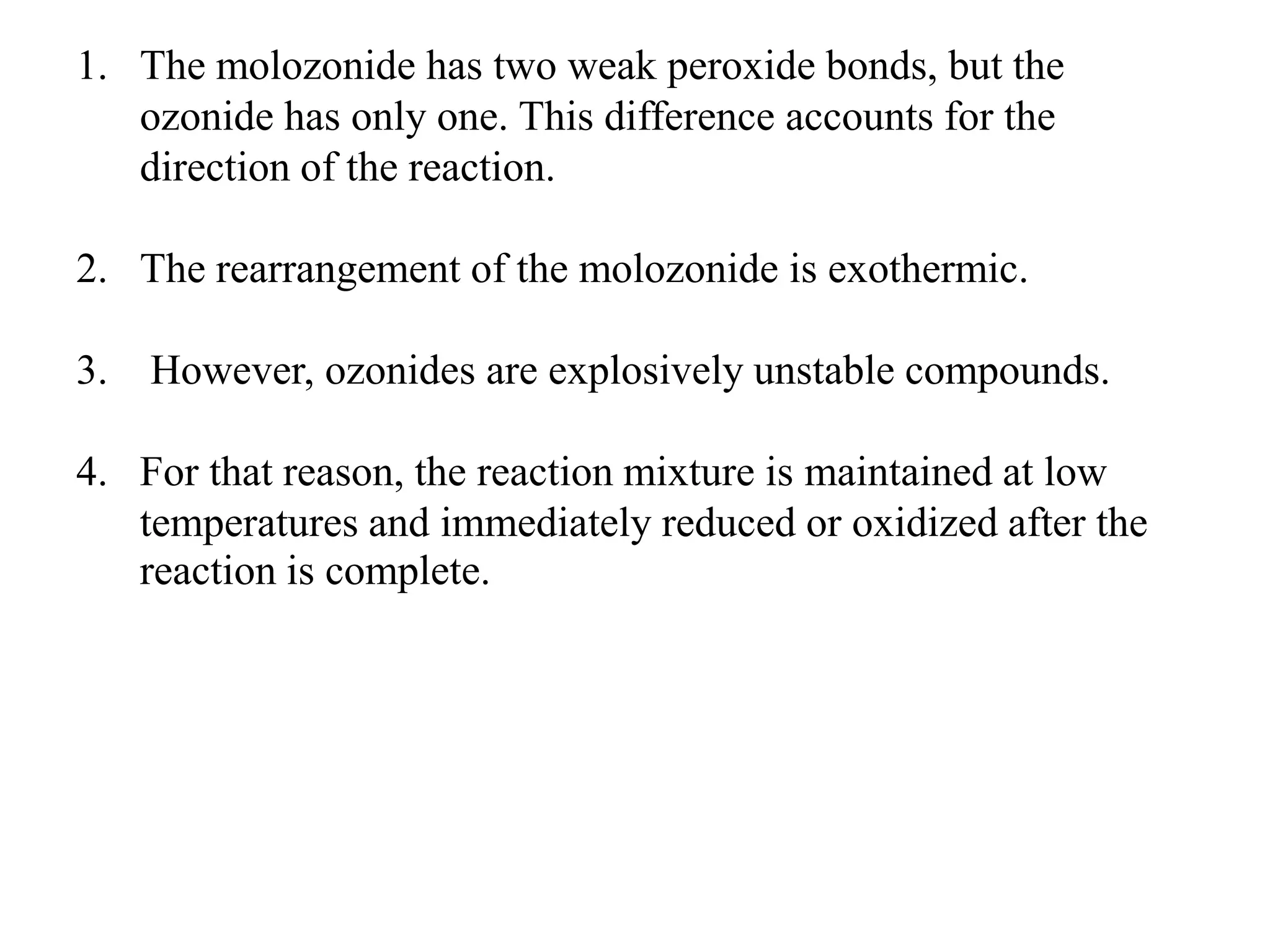 Ozonolysis of alkenes | PPTX