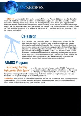 Telescopes Australia - OZScopes | PDF