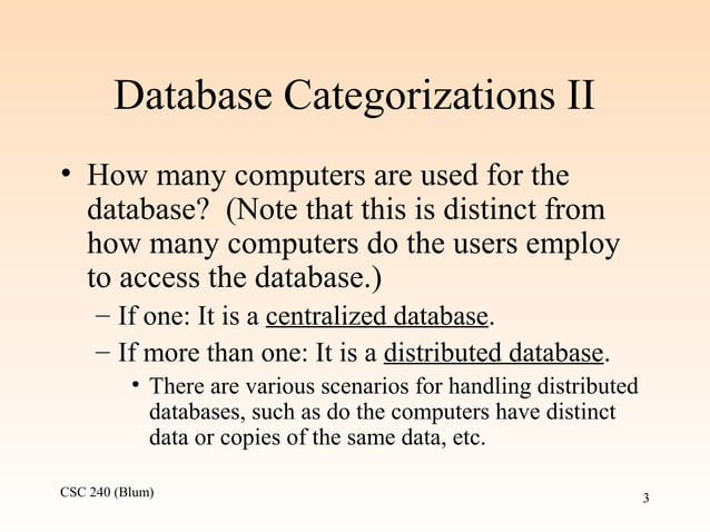 Database concepts | PPT