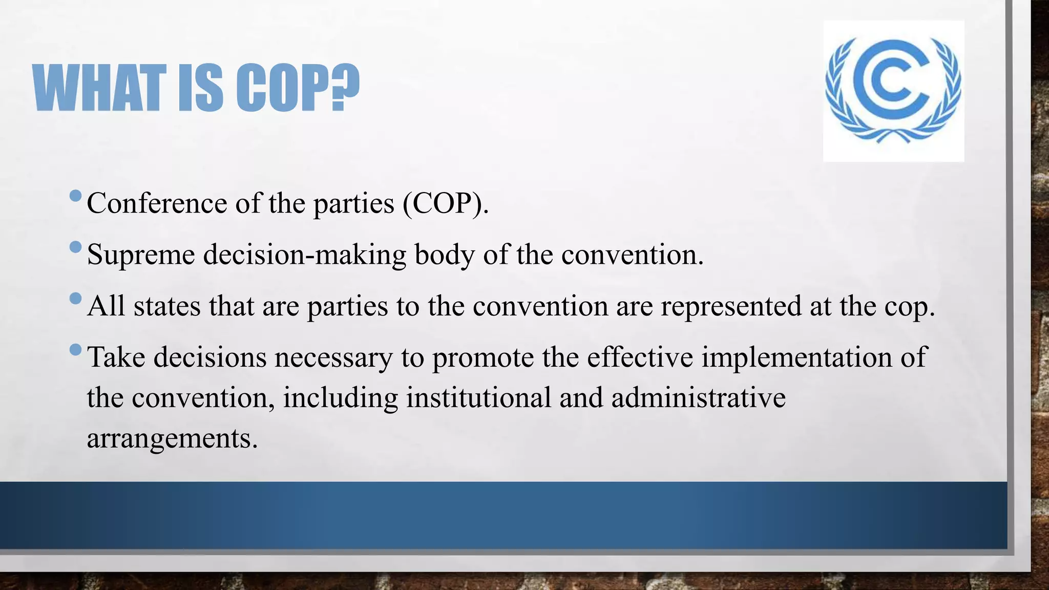 Convention on biological diversity CBD | PPTX