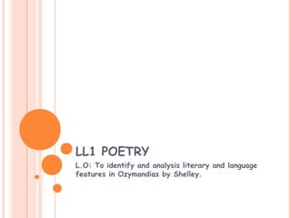 LL1 Ozymandias | PPT