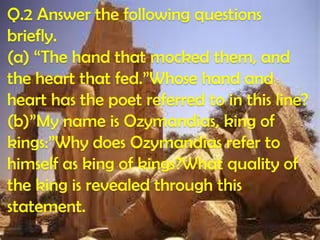 Ozymandias | PPTX