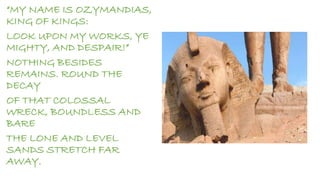 Ozymandias The Poem | PPTX