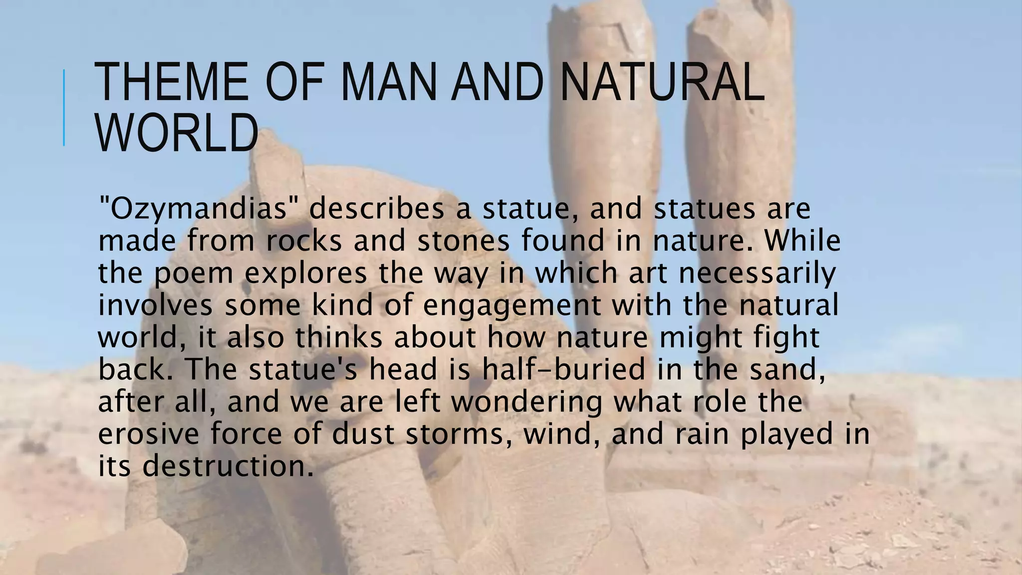 Ozymandias - P.B. Shelley | PPTX