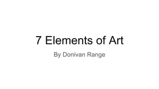7 elements of art photography | PPTX | Arts and Crafts | Hobbies ...