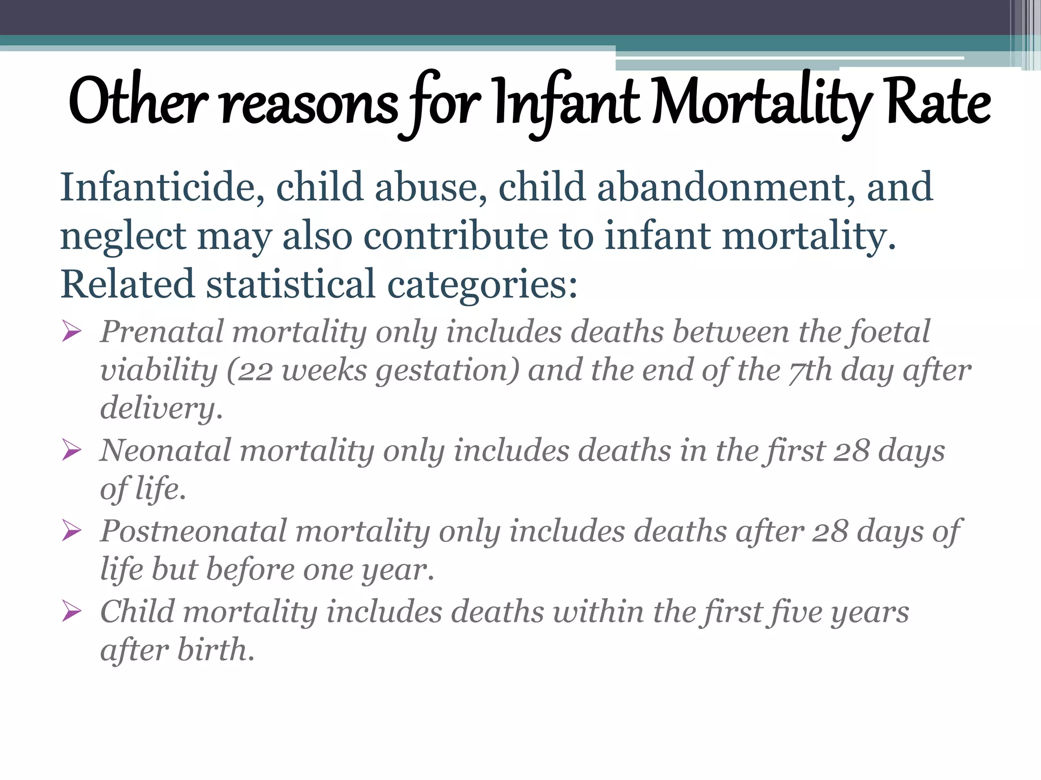 Ozz(infant mortality rate ) | PPT