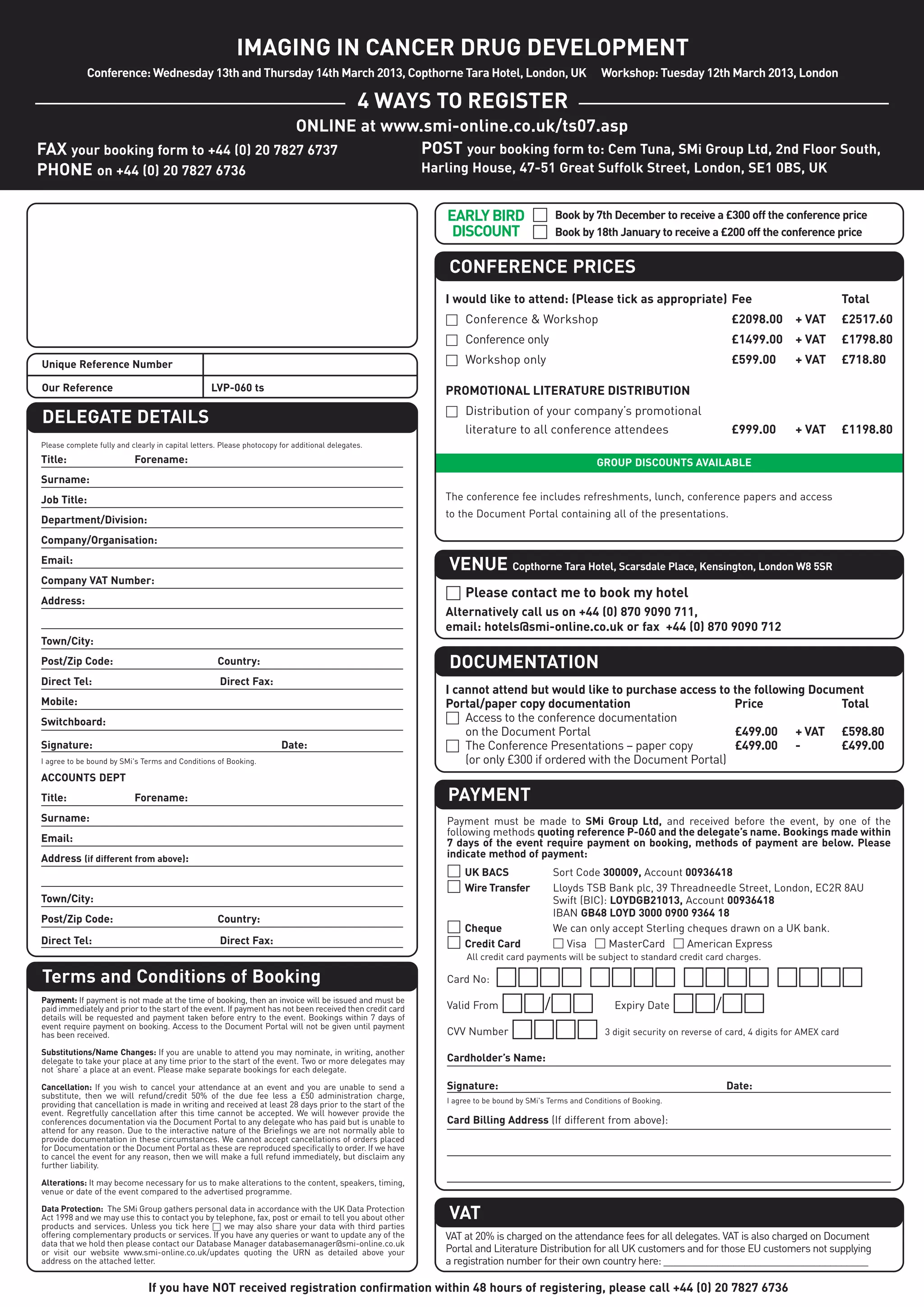 Smi's 9th annual Imaging in Cancer Drug Development event | PDF