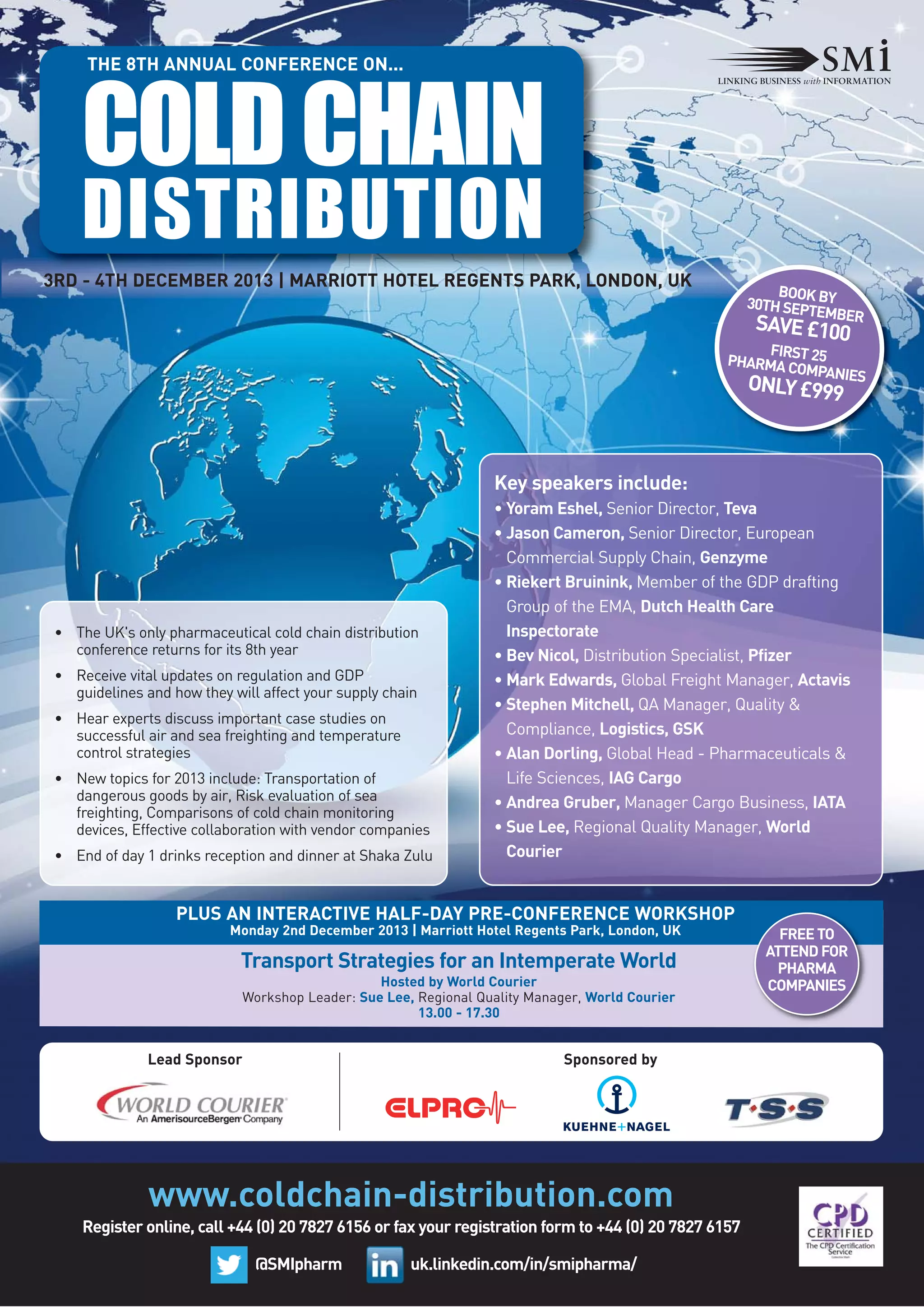 SMi Group's 8th annual Cold Chain Distribution | PDF