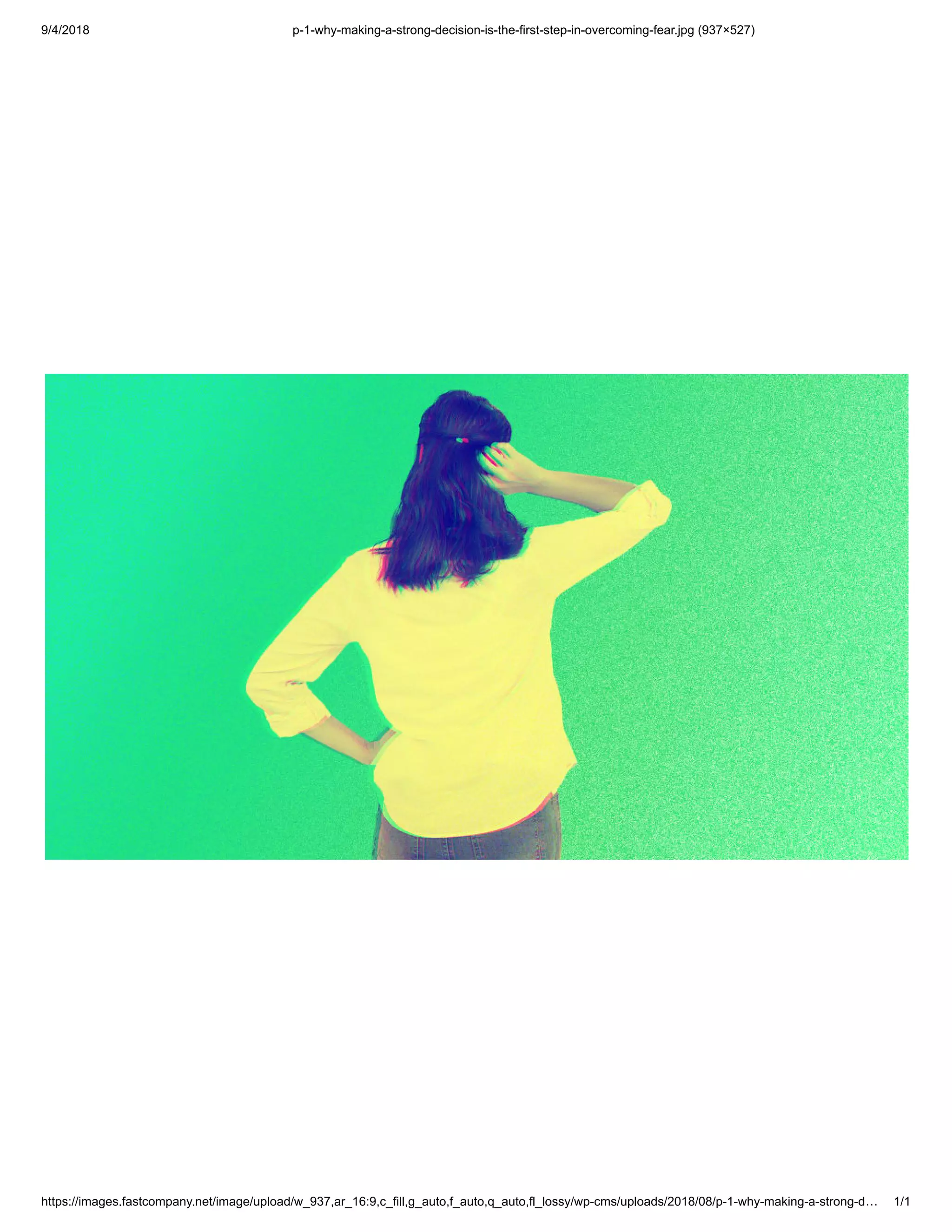 Why making a strong decision is the first step to overcoming fear ...