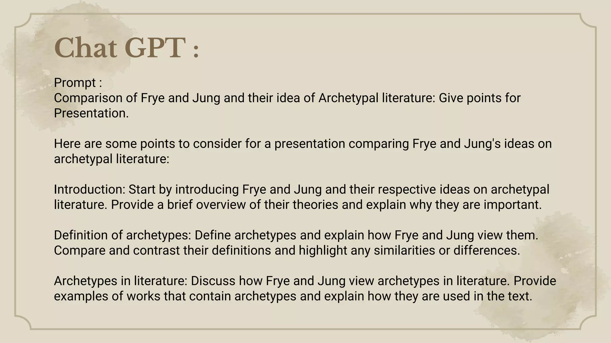 The Archetypal Criticism'. P-109_ Literary Theory & Criticism and ...