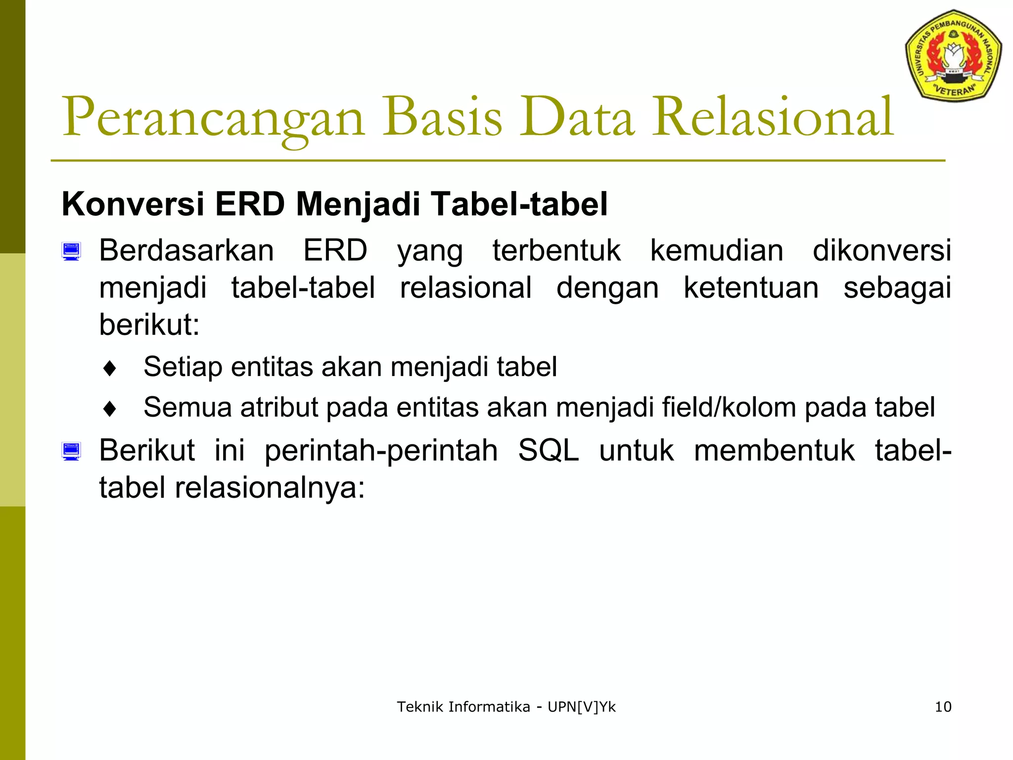 P-10 Perancangan Dengan ERD.ppt