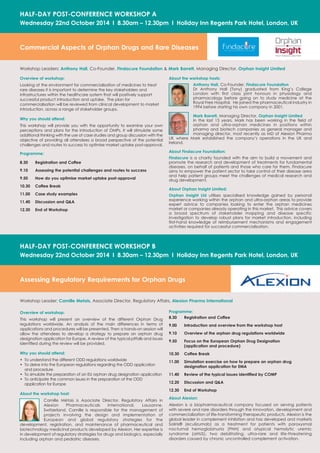 SMi Group's Orphan Drugs conference | PDF | Cancer | Diseases and ...