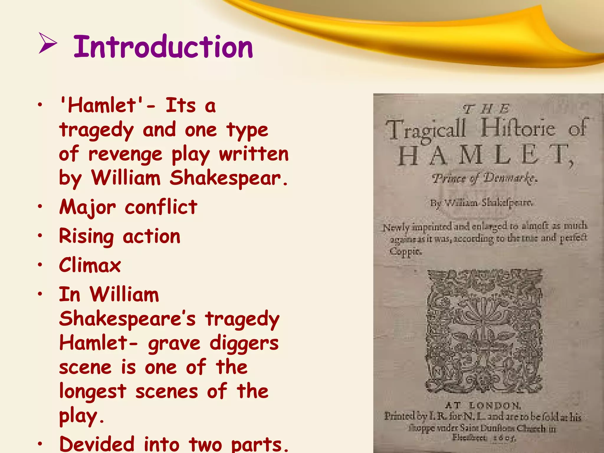 Some Important Scenes In " Hamlet ".. | PPT | Funeral | Personal ...