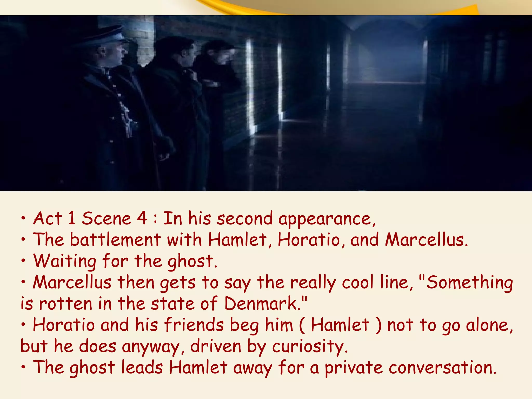 Some Important Scenes In " Hamlet ".. | PPT