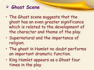 Some Important Scenes In " Hamlet ".. | PPT | Funeral | Personal ...