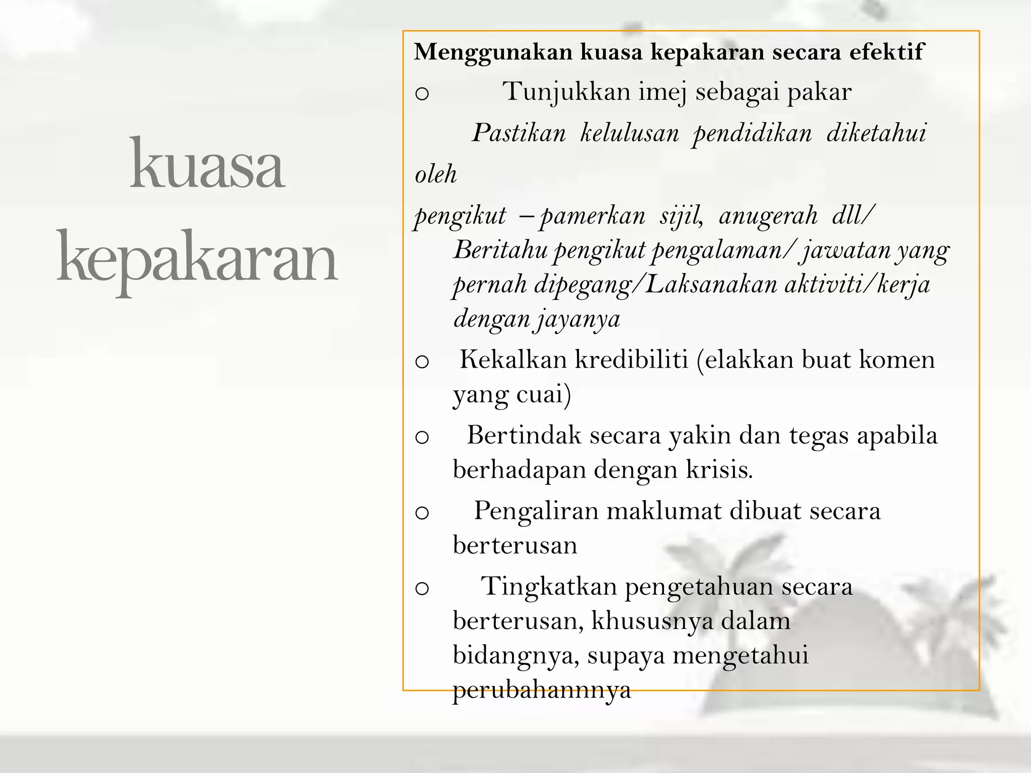 penggal 2 pengajian perniagaan- jenis-jenis kuasa = stpm | PPTX