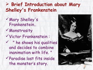 Feminism in frankenstein | PPT