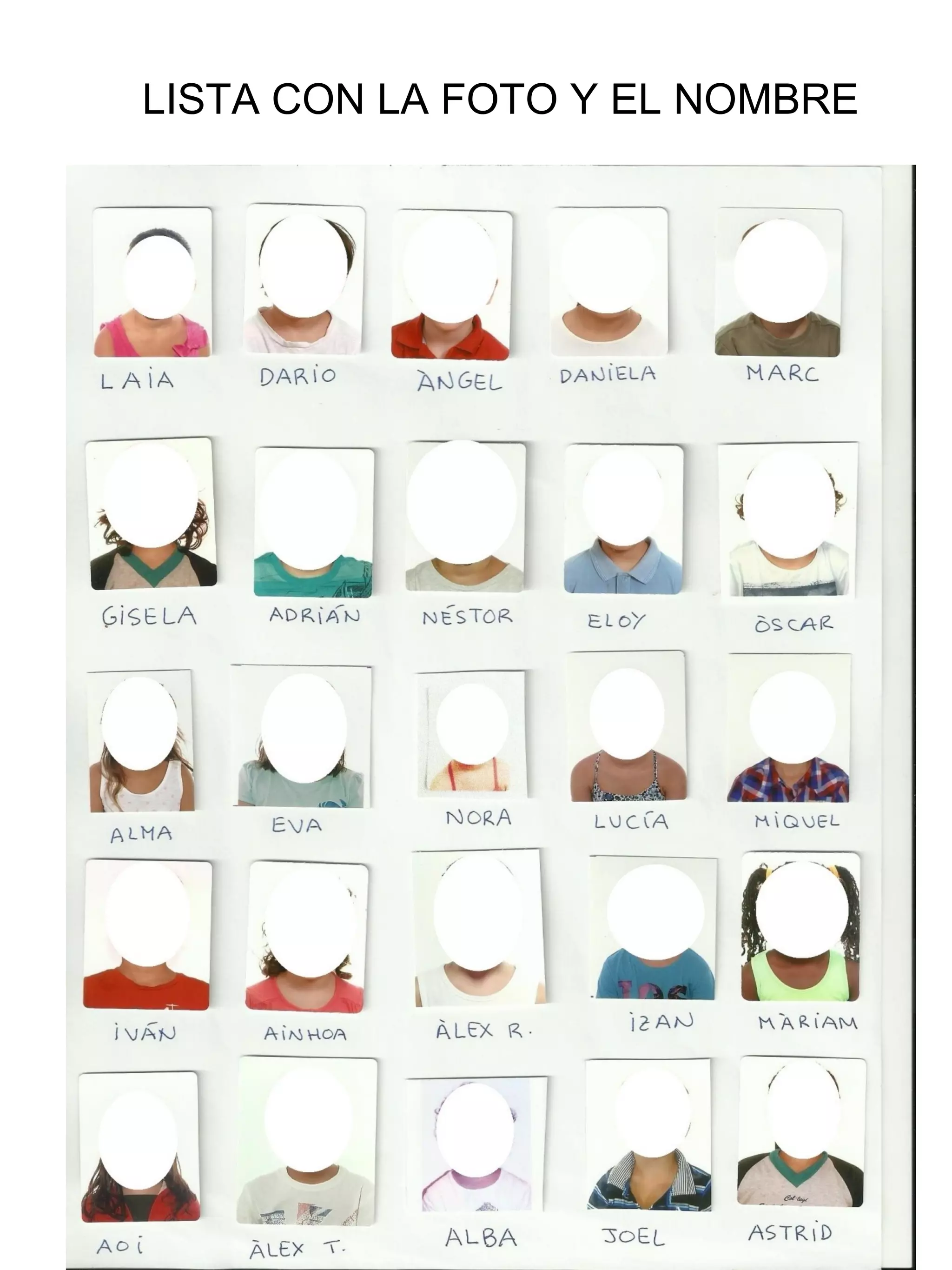 Los nombres de los compañeros | PPT