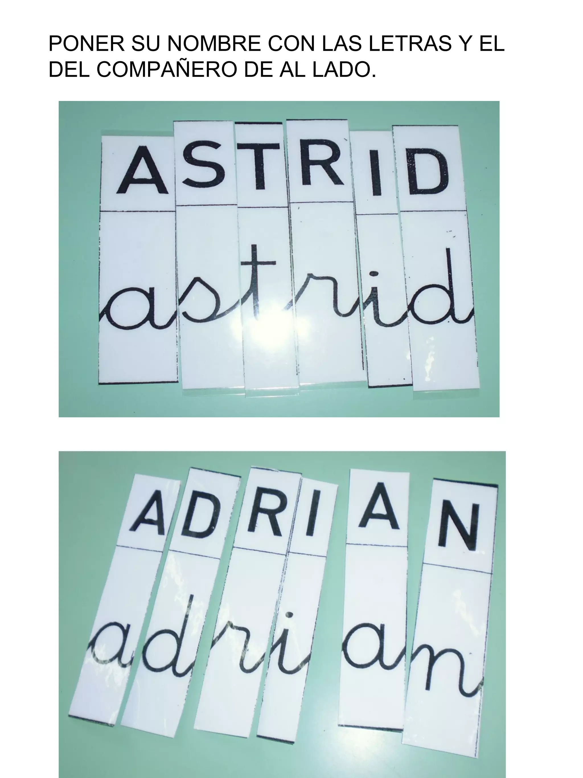 Los nombres de los compañeros | PPT