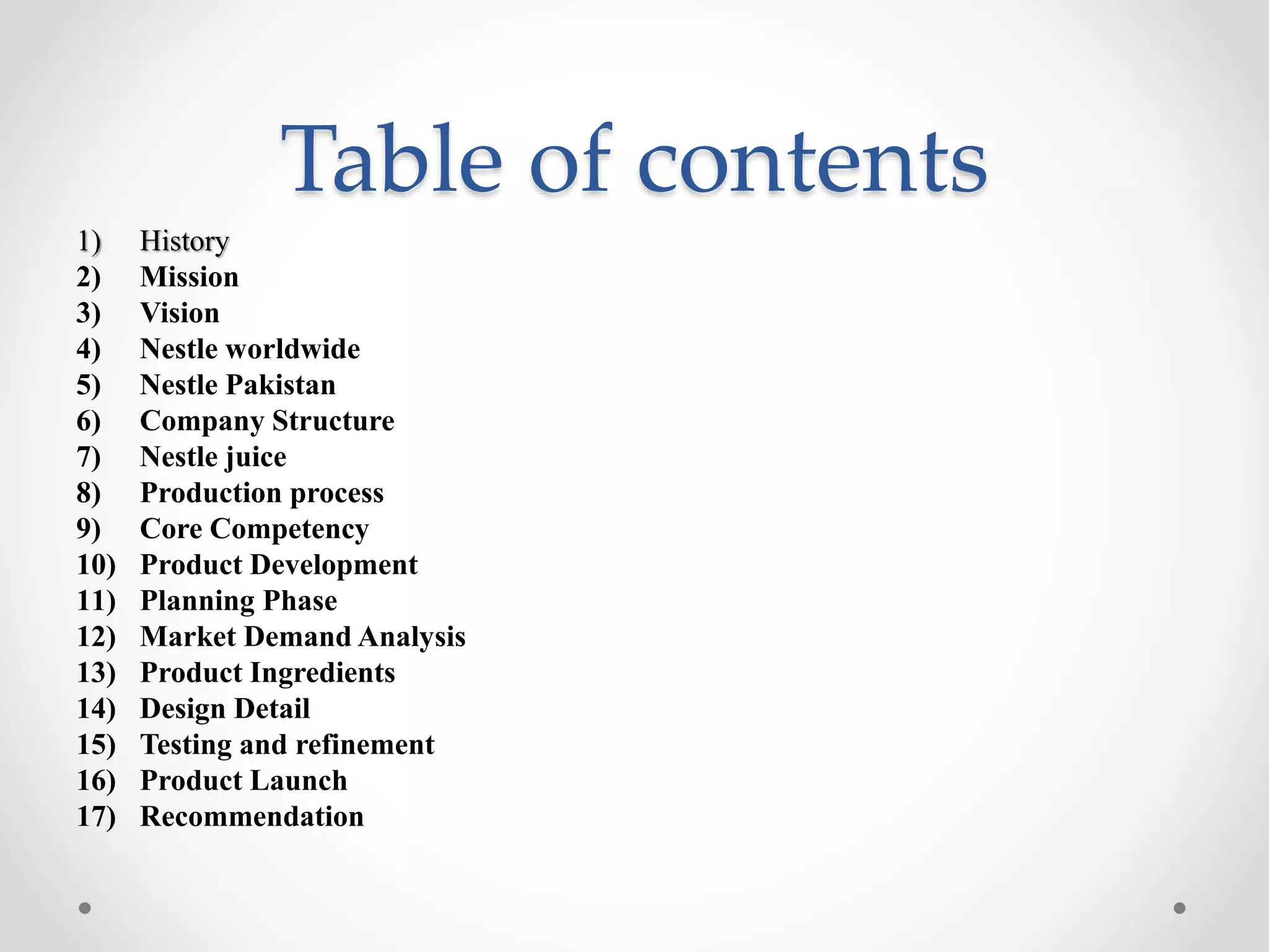 operation management project on nestle juice -phpapp02 | PPTX
