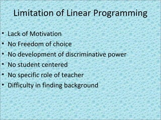 programmed learning | PPT