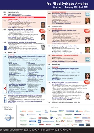 P 141 pre-filled syringes america revised | PDF | Pharmaceutical ...