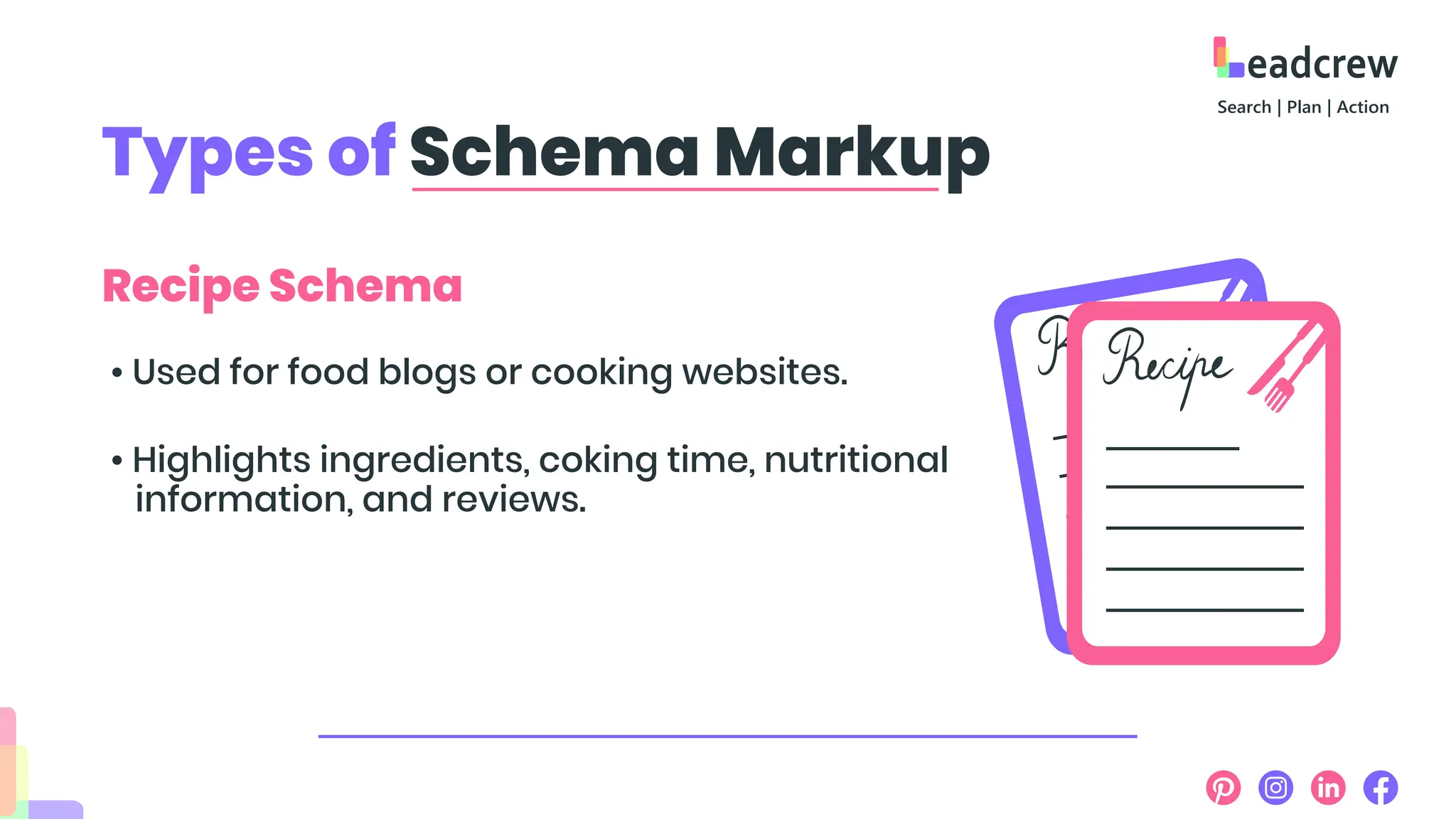 What is Schema Markup and its type - Leadcrew | PPT