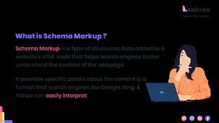 What is Schema Markup and its type - Leadcrew | PPT
