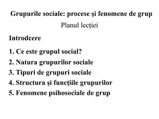 P. soc. 7. grupurile | PPT