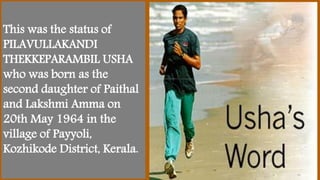 P.T Usha, The Golden Girl | PDF