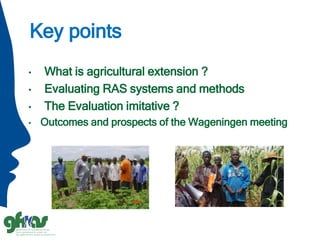 Overview of GFRAS Extension Evaluation Initiative | PPTX