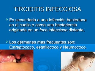P. de funcion tiroidea y tiroiditis | PPT