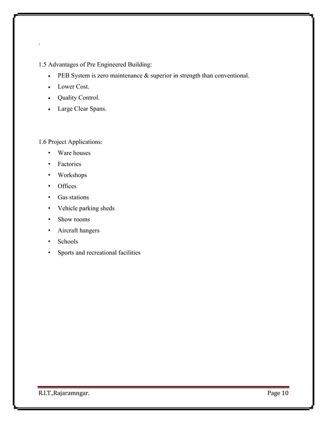 P.e.b. mini project report | PDF