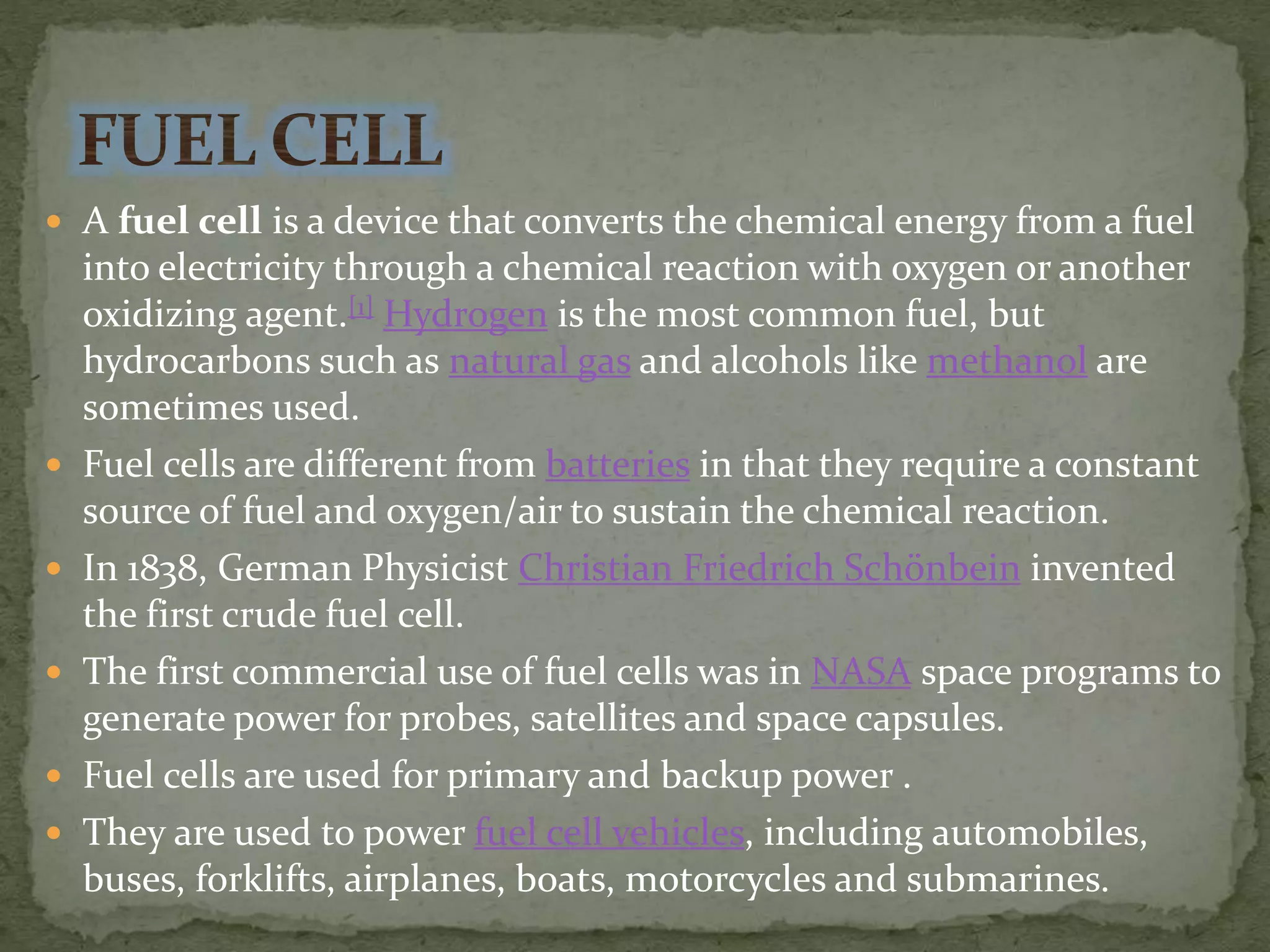 P.p.t on types of electric cells | PPTX