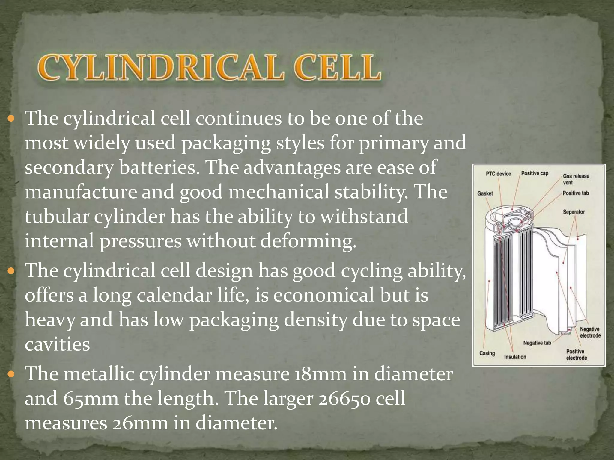 P.p.t on types of electric cells | PPTX