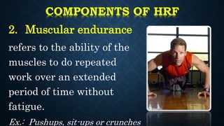 Unit 1: Physical Fitness - MAPEH 8 (Physical Education) | PPTX