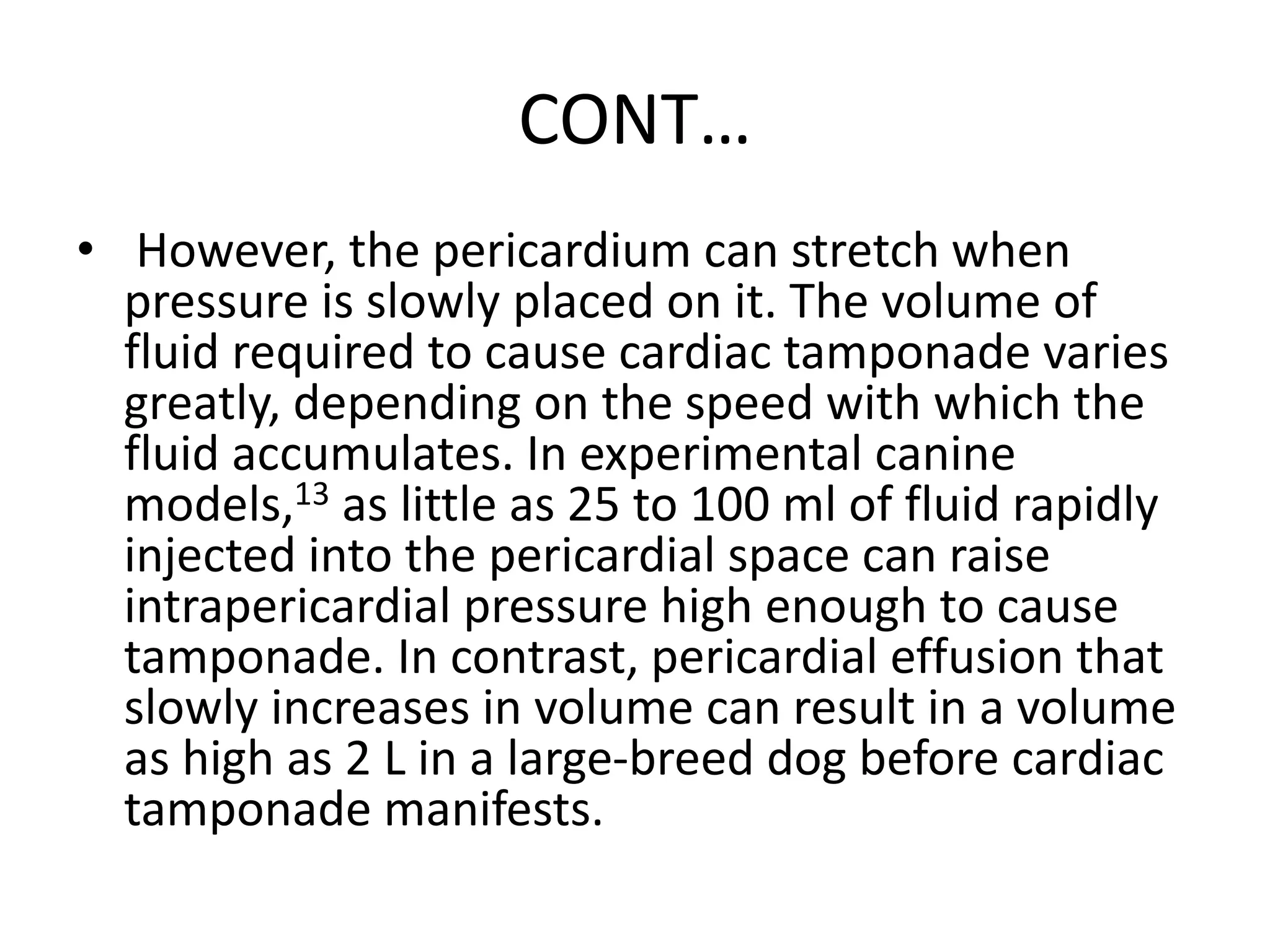 pericardial effusion, cardiac tamponade and myocardial rupture | PPTX