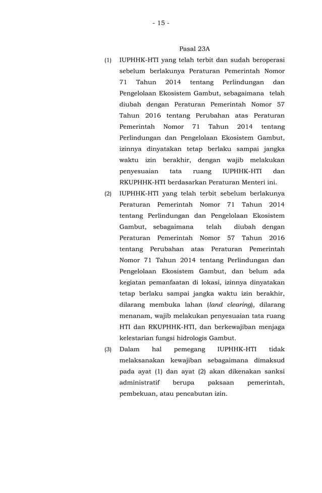 P.17 2017 perubahan p12 2015 pembangunan hti | PDF