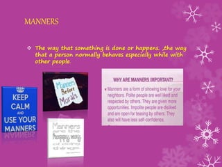 P.A.M(P-personality,A-attitude,M-manners) | PPTX