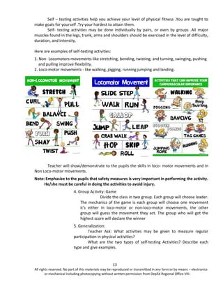 PE 6 K-12 TEACHER'S GUIDE Q1 2017 | PDF