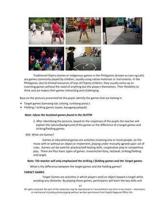 PE 6 K-12 TEACHER'S GUIDE Q1 2017 | PDF
