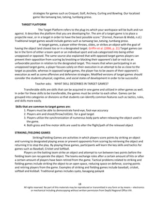 PE 6 K-12 TEACHER'S GUIDE Q1 2017 | PDF