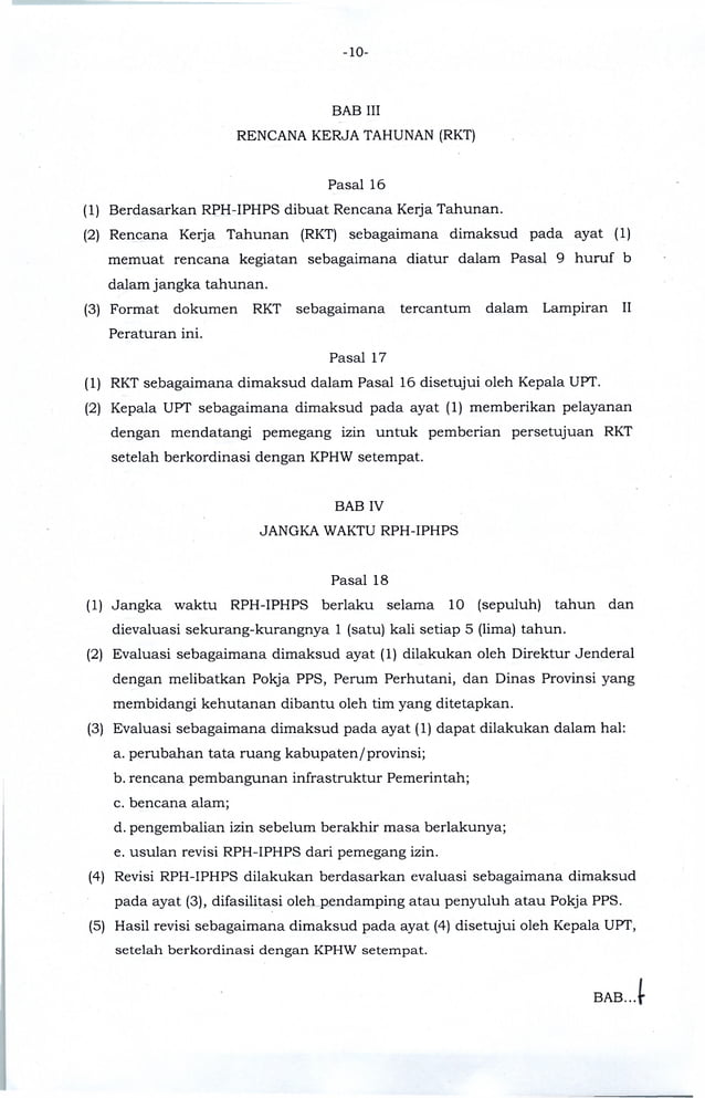 Peraturan Direktur Jenderal PSKL Nomor 8 Tahun 2017 Tentang : Pedoman ...