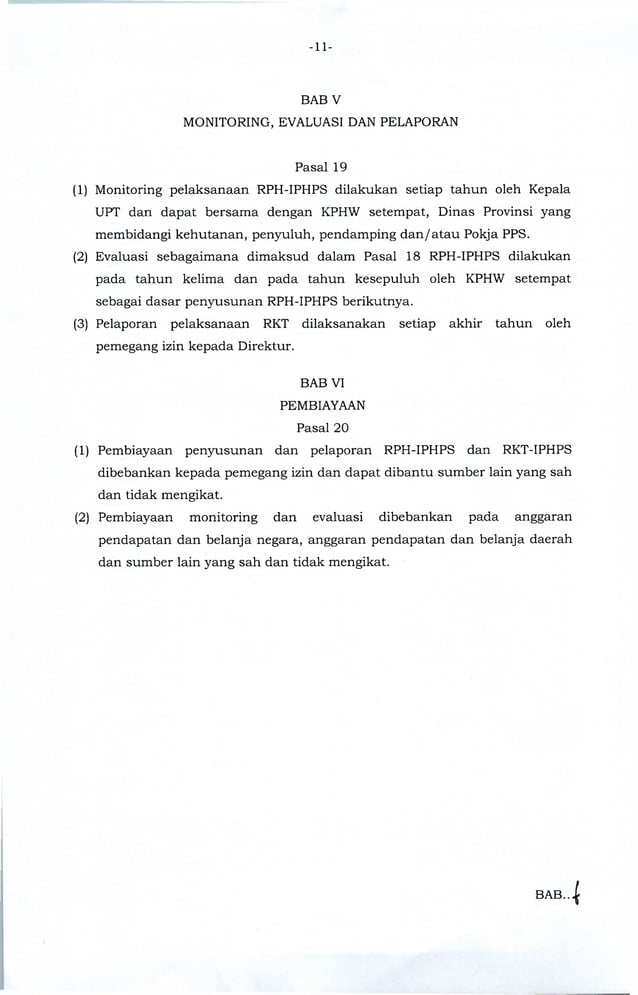 Peraturan Direktur Jenderal PSKL Nomor 8 Tahun 2017 Tentang : Pedoman ...